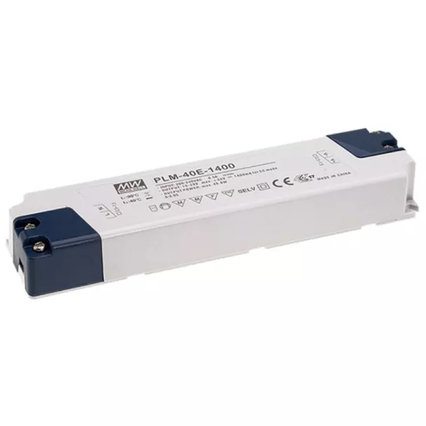 MEAN WELL PLM-40E-1750 Constant Current LED Driver 40W 12-23V 1750mA Indoor Step Dimming | Power ...